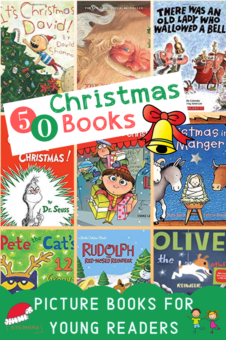 50 Christmas Picture Books for Kids - STEMHAX