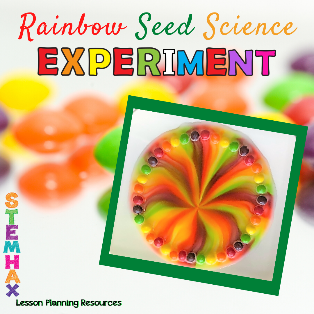 Rainbow Seed Science Experiment - STEMHAX