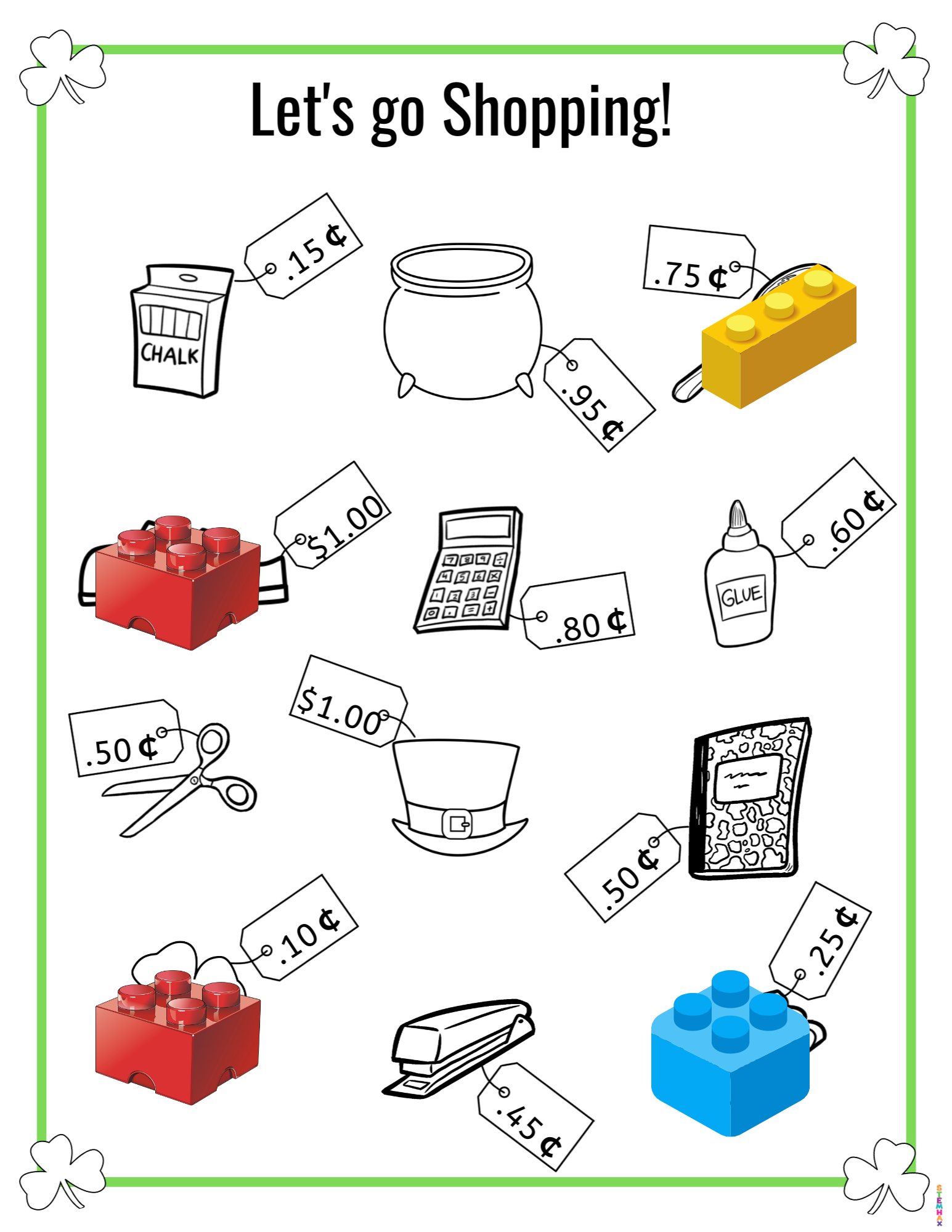Money Math K-2: A FUN Game - STEMHAX